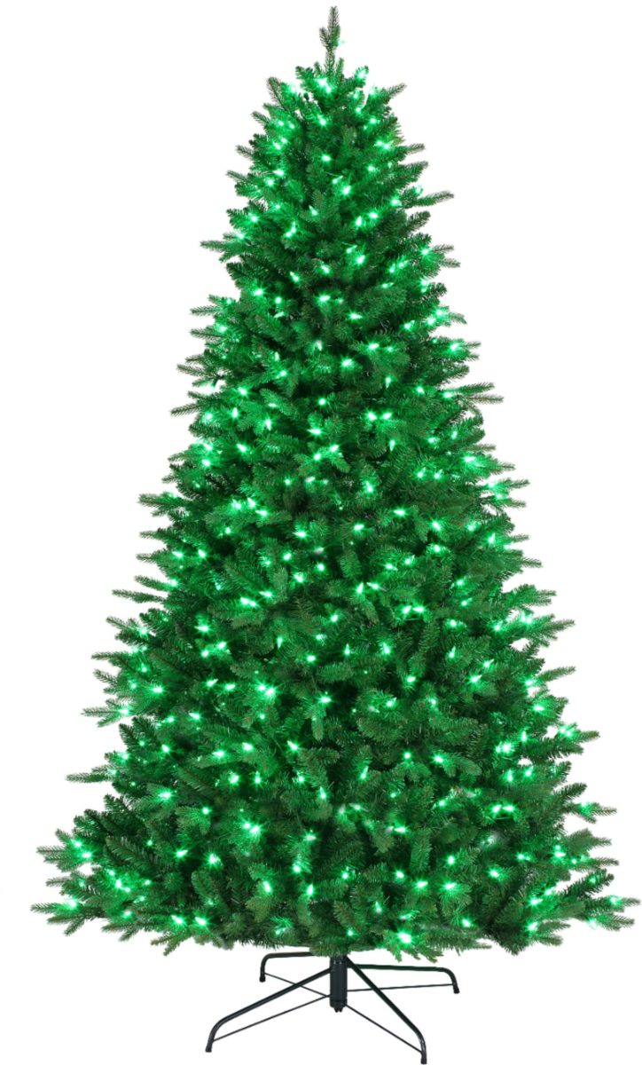 Alexa Enabled 6.5' Prelit Artificial Christmas Tree - Green - Grow Xmas ...